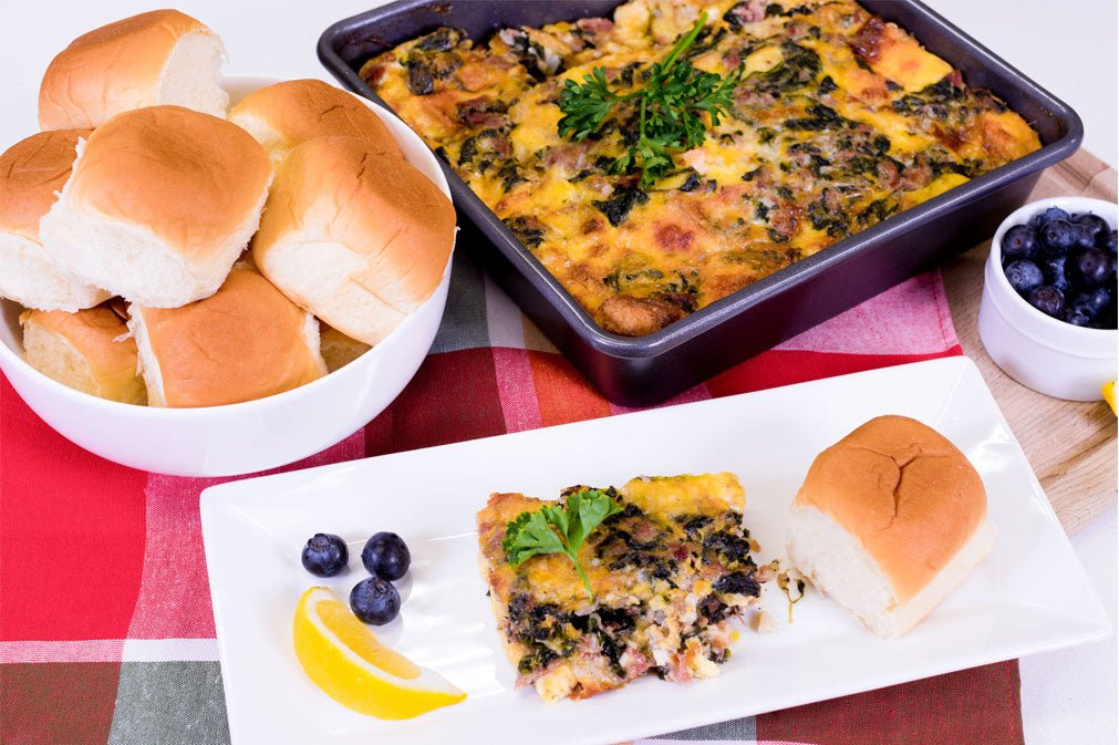 Corned Beef Spinach Strata | A simple yet delicious dish! – Polar