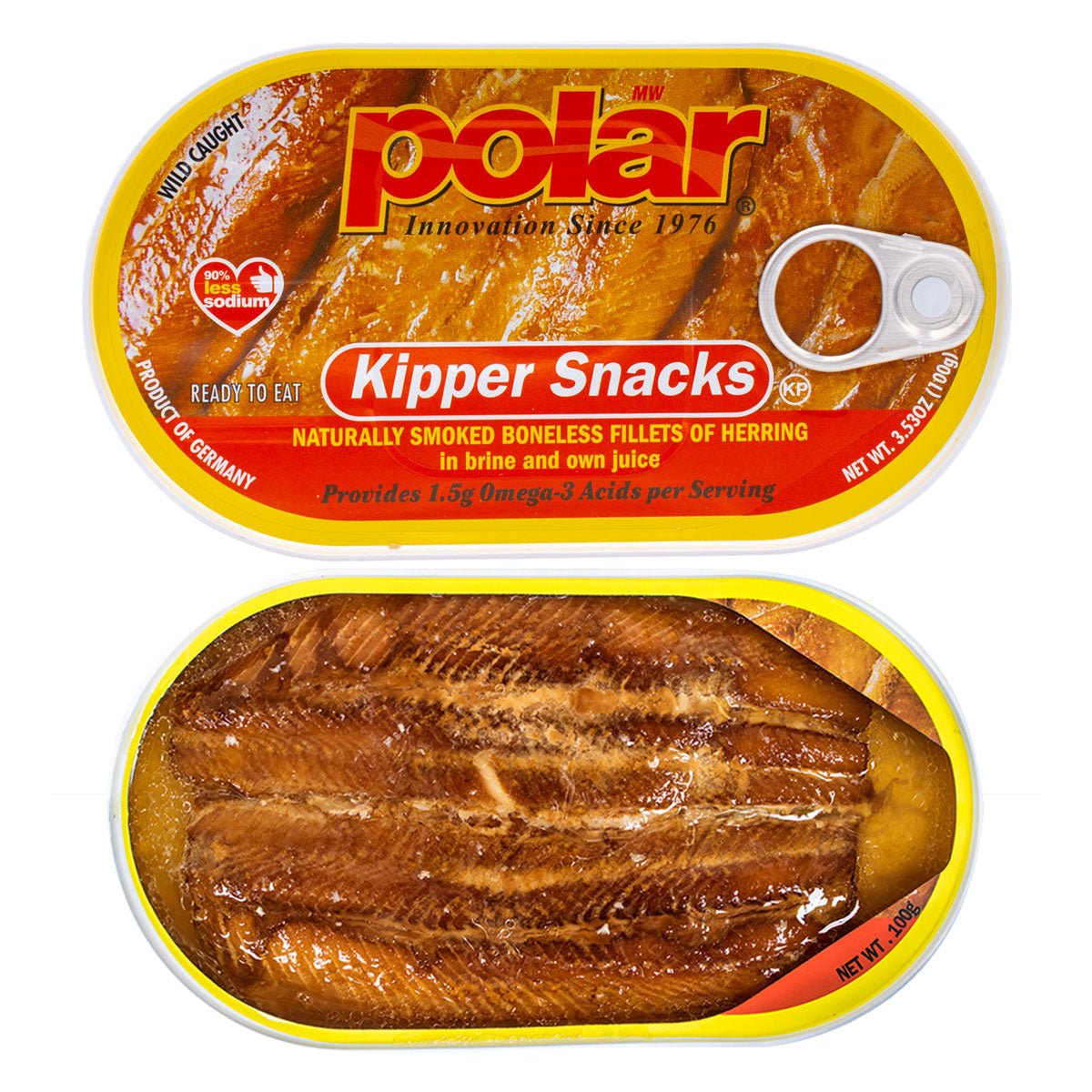 Kipper Snacks, Naturally Smoked, Low Sodium Food | MW Polar