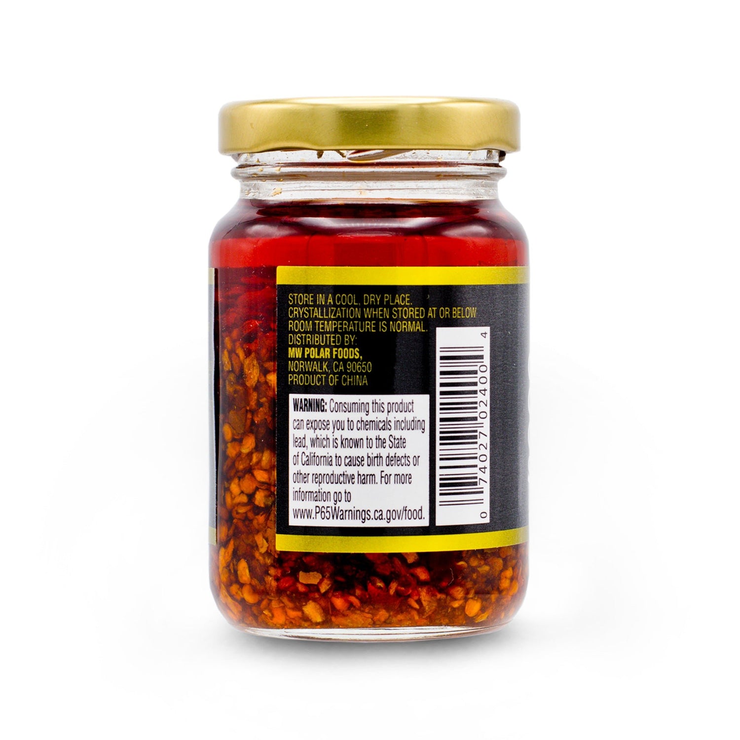Polar Crunchy Garlic Chili Sauce 4.03 oz (Pack of 12) | MW Polar