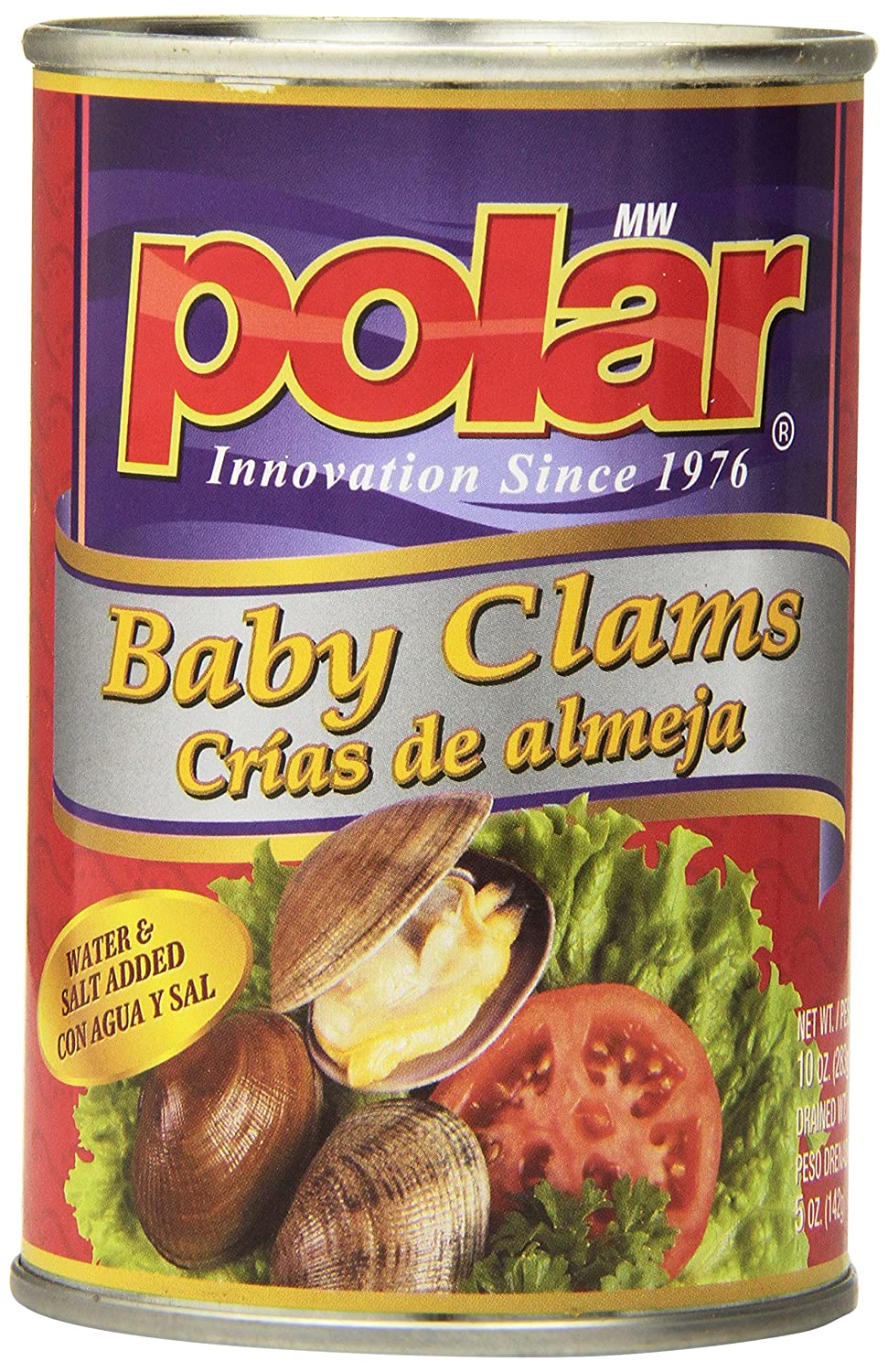 Whole Baby Clams - 10 oz - 12 Pack – Polar